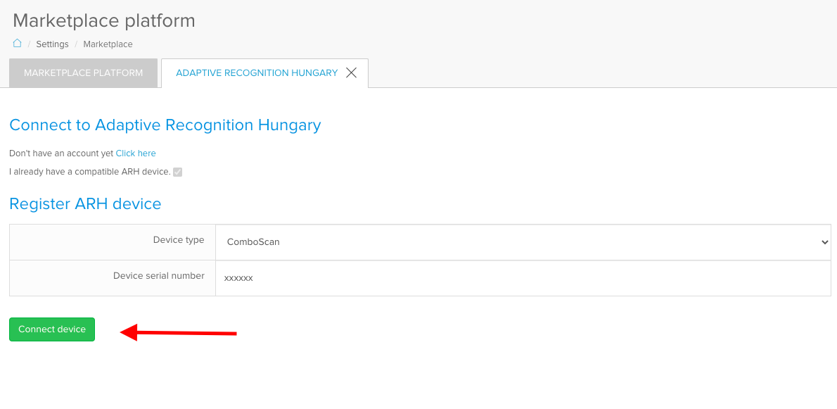 ARH Connection Guide